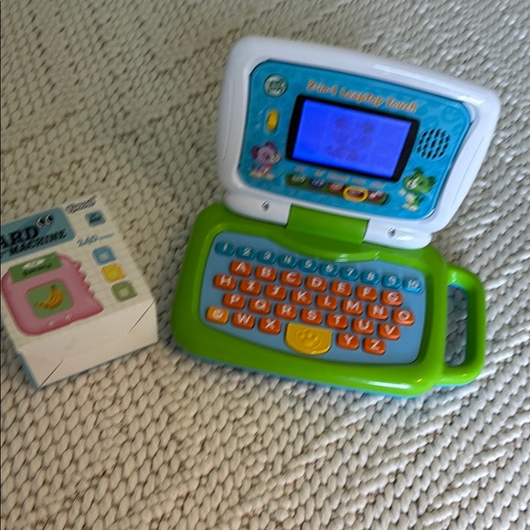 Leapfrog | Toys | Kids Learning Laptop Toy Green And Blue | Poshmark
